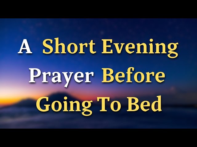 Evening Prayer: 7 Powerful Phrases for Inner Peace