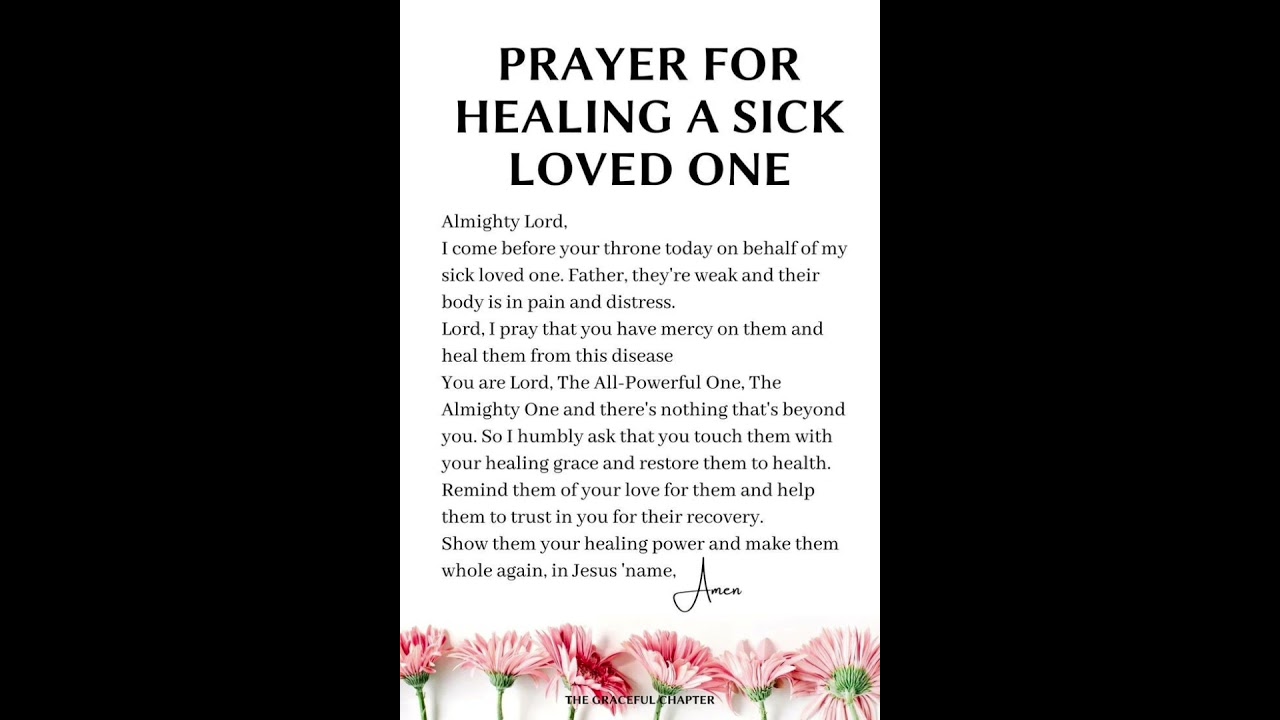 Healing prayer for the sick quotes: 30 essential, practical selections