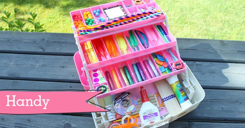 🎖 Tidy Tips: 15 snygga sätt att organisera barns hantverksmaterial