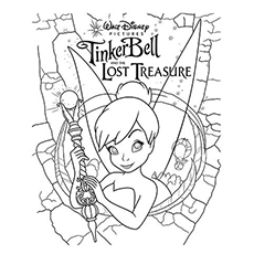 🎖 Las 25 mejores páginas para colorear de Tinker Bell para tus pequeños